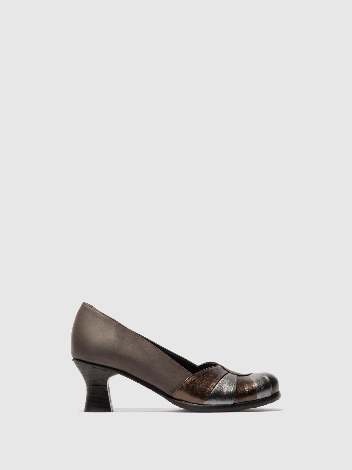Heel Shoes BINX163FLY GREY/GRAPHITE/DK.GOLD – Fly London EU
