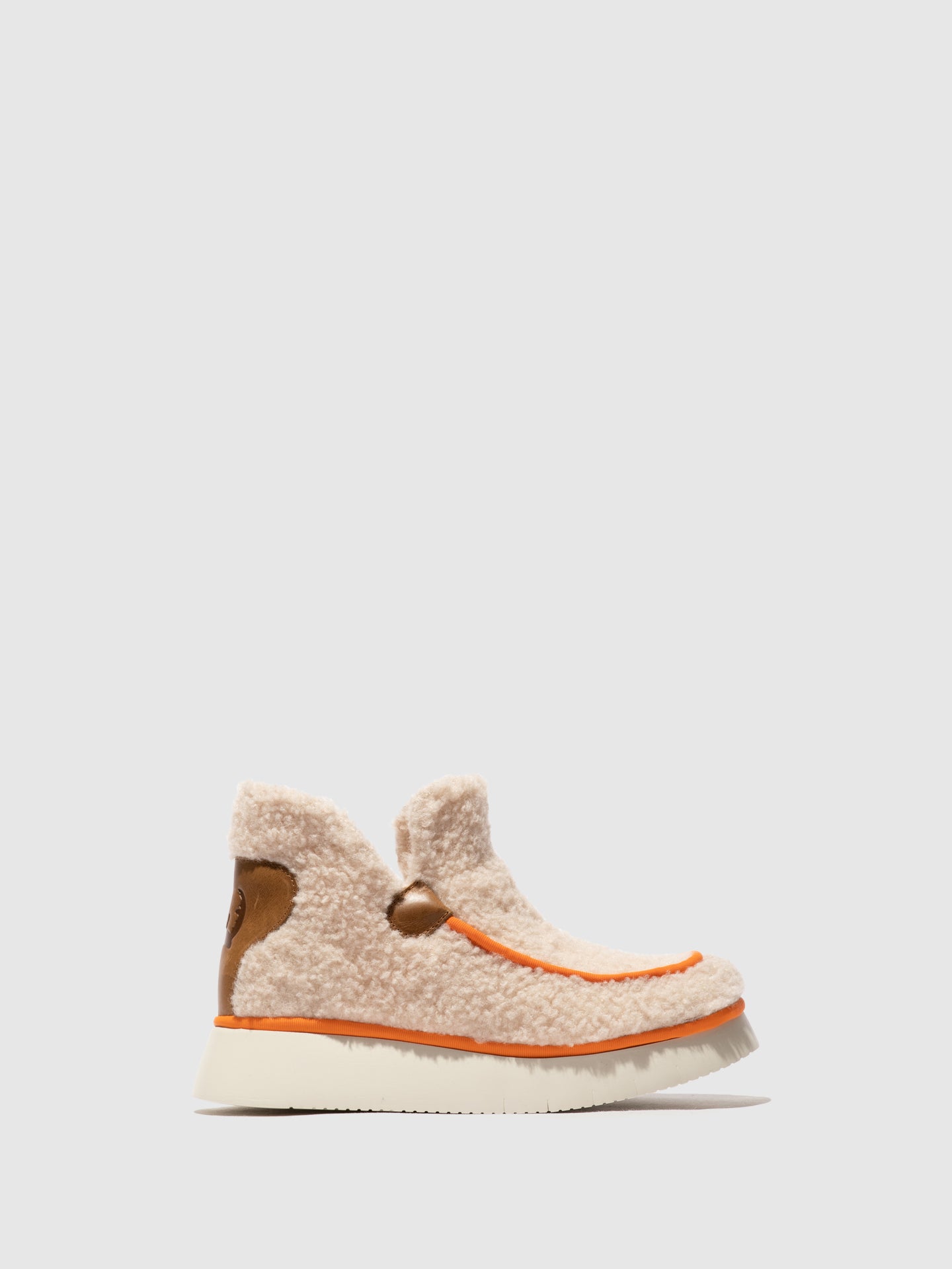 Round Toe Ankle Boots CHEP452FLY OFFWHITE/CAMEL – Fly London EU