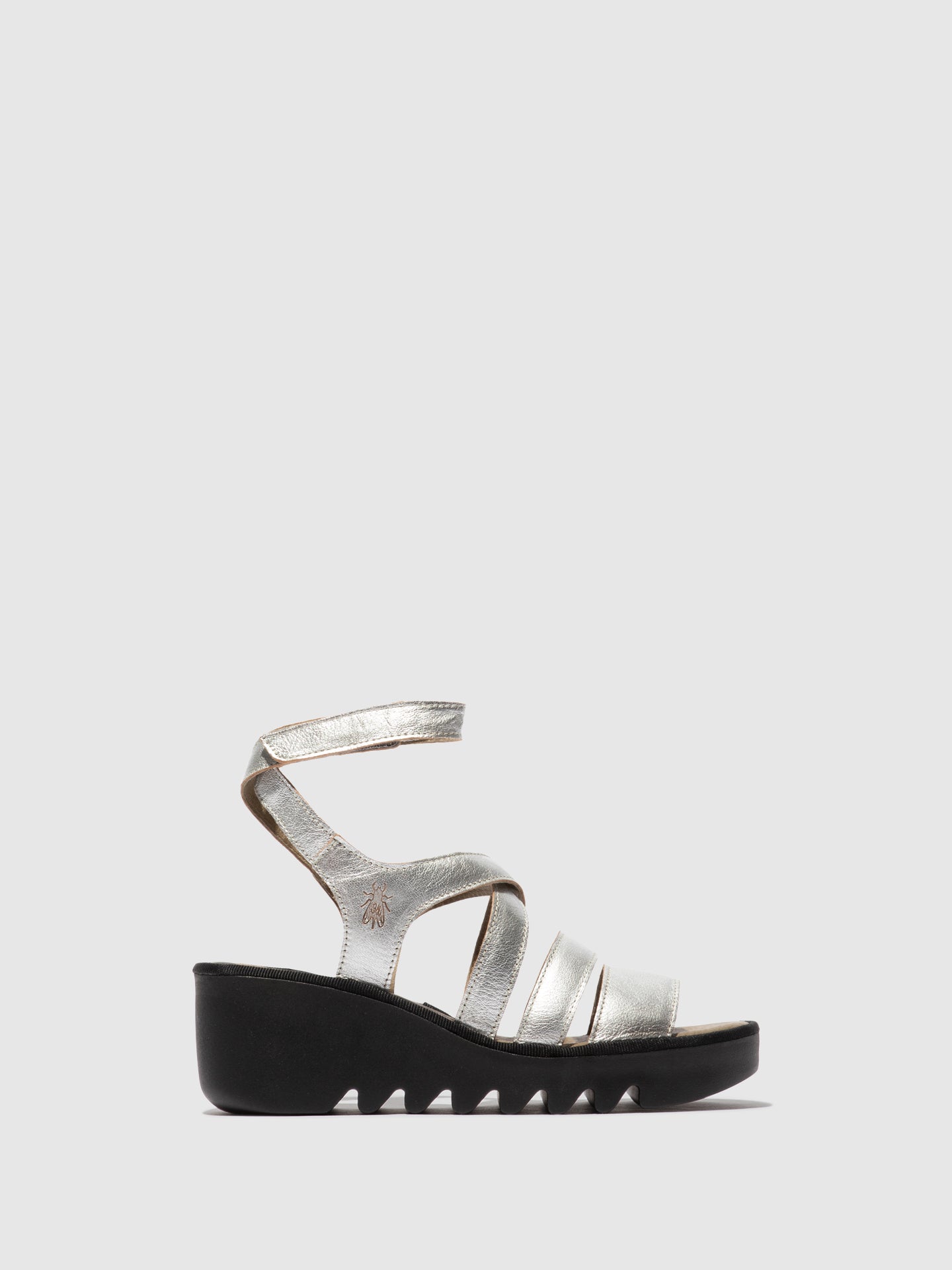 Strappy Sandals BAFY485FLY SILVER – Fly London EU