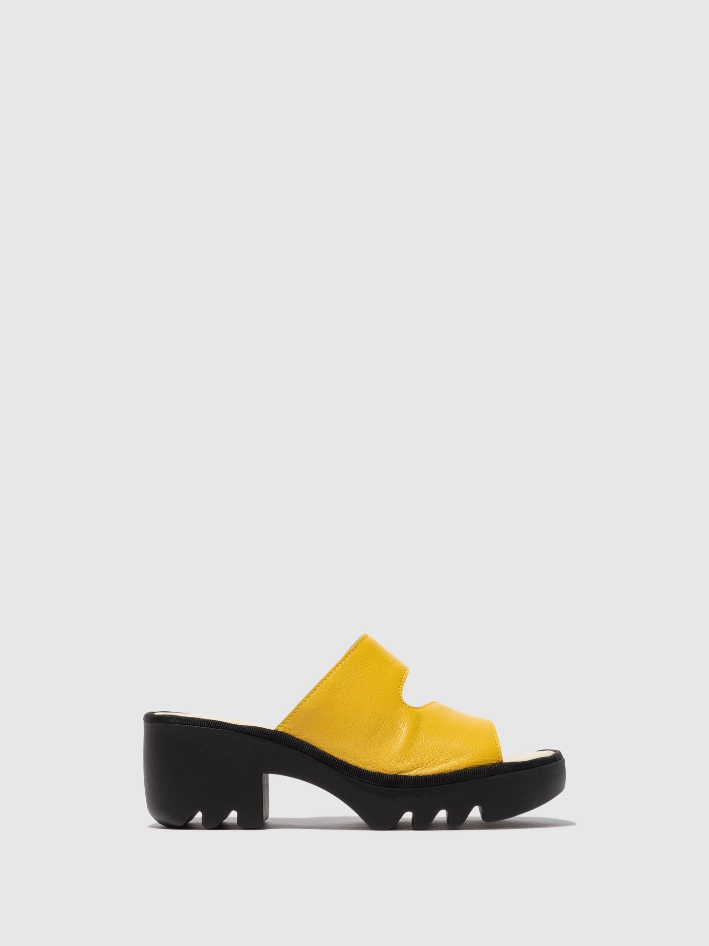 Slip-on Mules TECH493FLY YELLOW – Fly London EU