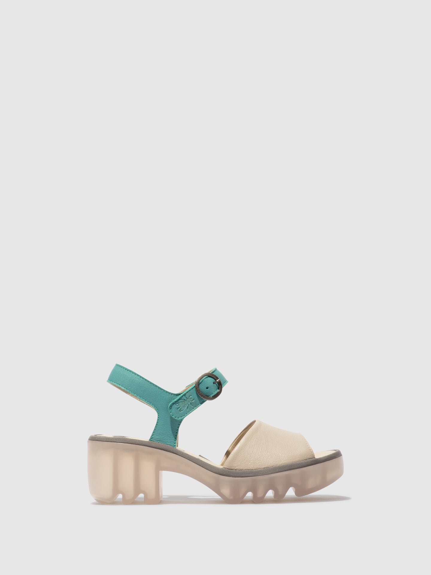 Sling-Back Sandals TULL503FLY CLOUD/ TURQUOISE – Fly London EU